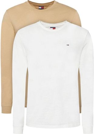 Tommy Jeans Langarmshirt-Set DM0DM22148 Bunt Slim Fit