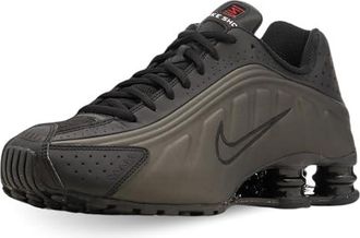 Nike Femme Shox R4 Sneaker, Black/Black/Black/Bright Crims, 44.5 EU