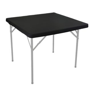 Generico Quadratische Tischdecke, f&uuml;r Cocktailtisch, elastisch, quadratisch, 86 x 86 cm, f&uuml;r Esszimmer, Picknick, K&uuml;che, Meetings, Partys, Hochzeiten, Camping,