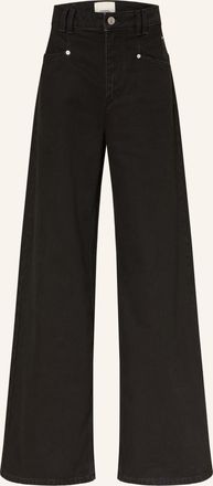 Isabel Marant Marant &Eacute;toile Wide Leg Jeans Lemony schwarz