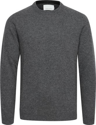Casual Friday CFKarl Herren Strickpullover Feinstrick Pullover mit Rippkragen Rippbündchen Regular fit, Größe:L, Farbe:Pewter Mix (50817)