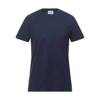 Dondup Baumwoll-T-Shirt mit Logo-Print - - Tops - Herren - Blau - S