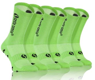 Sesto Senso 3 Paar Sportsocken Grün Herren Damen Bunte Wadensocken Baumwolle 35-38 Green