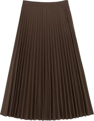 Maison Margiela Femme, Jupes, Brun, Taille: 38 FR Jupe en Polyester Marron avec Détails