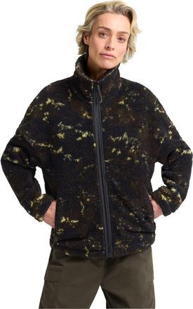 Jack Wolfskin Fleecejacke f&uuml;r Wandern und Trekking, winddicht, atmungsaktiv, Allover-Muster
