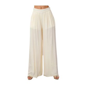 BABYLON Weite Hosen - - Trousers - Damen - Beige - XL
