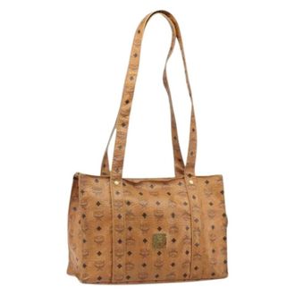 MCM Sac cabas Pre-owned - Femme - Pre-owned - Brun - Taille: ONE Size