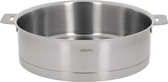 Cristel Strate Amovible - Schmortopf aus Edelstahl | &Oslash; Durchmesser in cm: 24 | Inhalt in l: 3,3