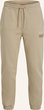 HUGO BOSS Hugo Casual Hose Dusplitan Relaxed Fit beige