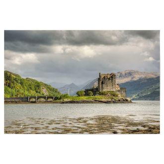 artboxONE Poster 90x60 cm Reise Eilean Donan Castle Schottland - Bild Schottland Dornie Eilean Donan Castle