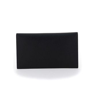 Saint Laurent Womens Black Calf Leather Bos Taurus Wallet