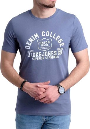 Jack & Jones Print-Shirt Bedrucktes T-Shirt aus Baumwolle (5er-Pack)