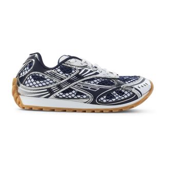 Bottega Veneta Silber Mesh Orbit Sneakers - - Shoes - Damen - Blau - 39 EU
