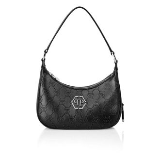 Philipp Plein Femme, Sacs, Noir, Taille: ONE Size Shoulder Bag Monogram Strass