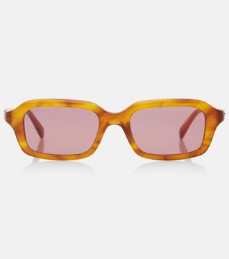 Gucci Lunettes de soleil rectangulaires Signoria