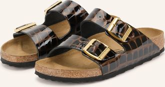 Birkenstock Lackpantoletten Arizona Bs braun