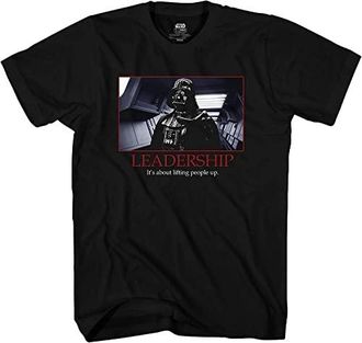 Star Wars Dark Vador T-shirt pour homme avec inscription « Leadership », Full color, Taille M