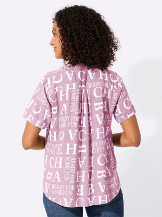 Witt Klassische Bluse Druckbluse Kurzarm