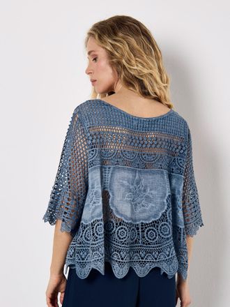 Apricot Bluse