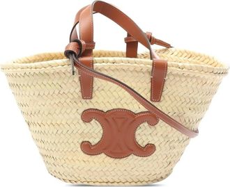 Celine sac à bandoulière Teen Triomphe Classic Panier (2018-2025) - Marron
