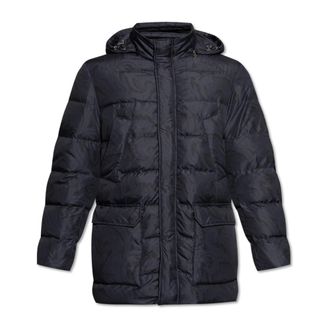 Etro Daunenjacke mit abnehmbarer Kapuze - - Jackets - Herren - Blau - L