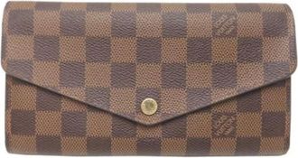 Louis Vuitton Portefeuille long (bi-pli) Pre-owned - Femme - Pre-owned - Brun - Taille: ONE Size