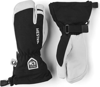 Hestra Army Leather Heli Ski Jr. 3-Finger schwarz - 5