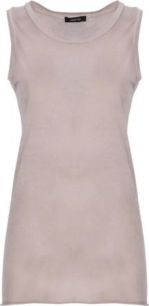 Avant Toi Femme, Tops, Violet, Taille: 40 FR D&eacute;bardeur &agrave; col rond