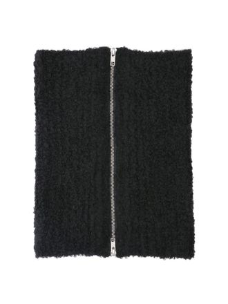 Maison Margiela Zip Neck Warmer In Wool Blend