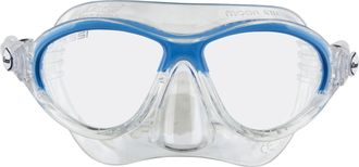 Cressi Moon Kid Mask - Schnorchelmaske für Kinder, Transparent/Blau, Einheitsgröße
