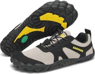 Saguaro Femme Homme Barefoot Shoes Chaussures Minimaliste Barefoot Chaussures Pieds Nus Antidérapantes pour Gym Training Fitness Randonnée Kaki,GR.43