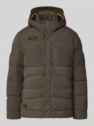 Camel Active Steppjacke mit Kapuze und Knopfleiste