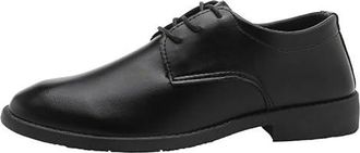 Generic Chaussures Oxford for Homme, en Cuir &agrave; Lacets, Style Business Formel, id&eacute;ales for Les Mariages et Les f&ecirc;tes. Mod&egrave;le r&eacute;tro Demi-Brogue, Finition Vernie