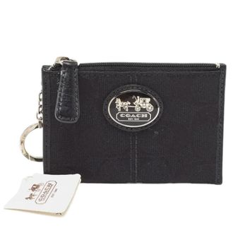 Coach Pre-owned Canvas portemonnaies - - Pre-owned - Damen - Schwarzk - ONE SIZE