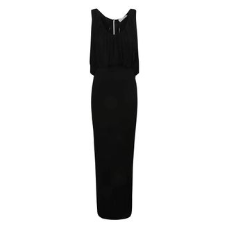 Saint Laurent Draped Jersey Gown - - Dresses - Damen - Schwarzk - S