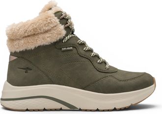 Tamaris Tamaris Damengr&uuml;ne warme Winterwasserdichte Schn&uuml;rstiefel - 26278-45