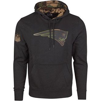 New Era Fleece Hoody - NFL New England Patriots Noir/Camo