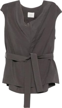 Alysi Femme, Tops, Gris, Taille: 36 FR Cowl Neck Top