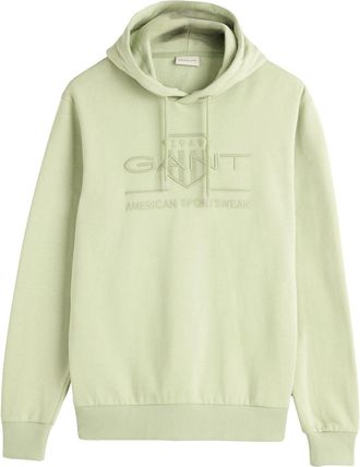 GANT Herren REG Tonal Shield Hoodie Kapuzenpullover, Milky Matcha, S