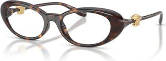 Versace Femme, Accessoires, Brun, Taille: 52 MM Oval Optical Frame