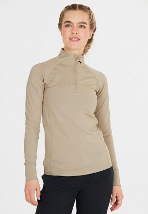 Whistler Langarmshirt Blume (1-tlg) mit Rei&szlig;verschluss und Stehkragen