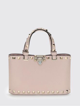 Valentino Garavani Mini sac &agrave; main Rockstud en cuir de veau grain&eacute;
