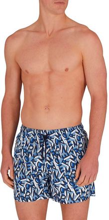 Emporio Armani Herren MID Boxer Badehose, SMALL EA ASHL/ULTRAM, XXL