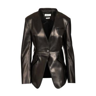 Alexander McQueen Damen, Jacken, Schwarzk, MGr&ouml;&szlig;e