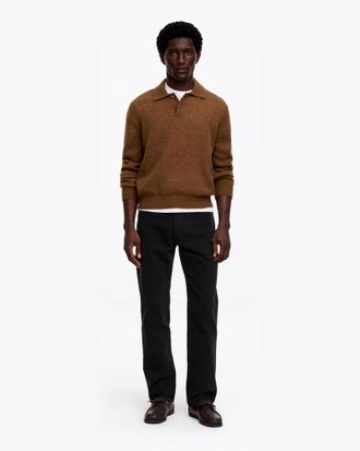 Arket CLIFF Straight Jeans -Schwarz