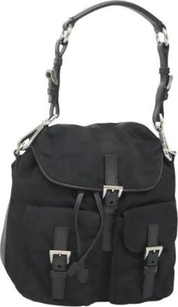 Prada Pre-owned Nylon sacs-prada - Femme - Pre-owned - Noir - Taille: ONE Size