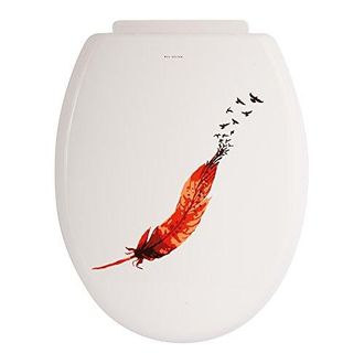 MSV Sitz W.C. Indien, orange, 47 x 36.5 x 3.5 cm, 97 Stück