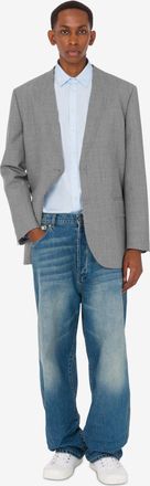 Moschino Jacke aus Wollstoff - Grau