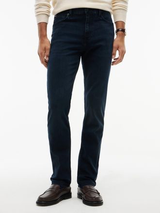 Tommy Hilfiger Straight-Jeans TOMMY HILFIGER CORE DENTON, Herren, Gr. 32, L&auml;nge 32, blau (blau schwarz), Denim/Jeans, Obermaterial: 45% Baumwolle, 35% Viskose, 10% L