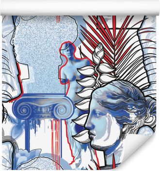 OEM Carta Da Parati Pop Art Per Soggiorno E Camera Da Letto 50x1000 Cm